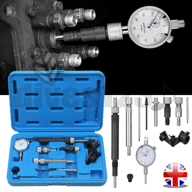 DIESEL FUEL INJECTION Pump Timing Indicator Tool Gauge Adapter Kit for ...