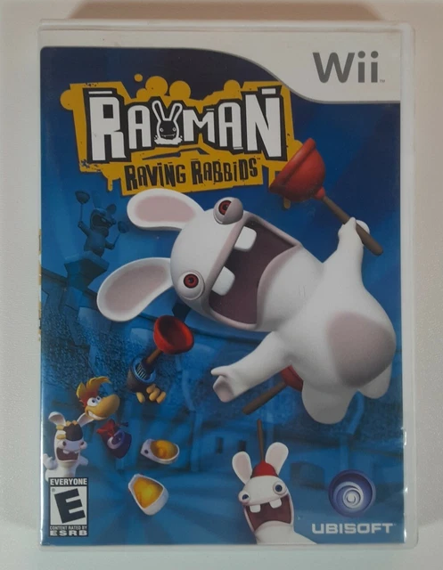 RAYMAN RAVING RABBIDS Video Game (Nintendo Wii, 2006) Complete with ...
