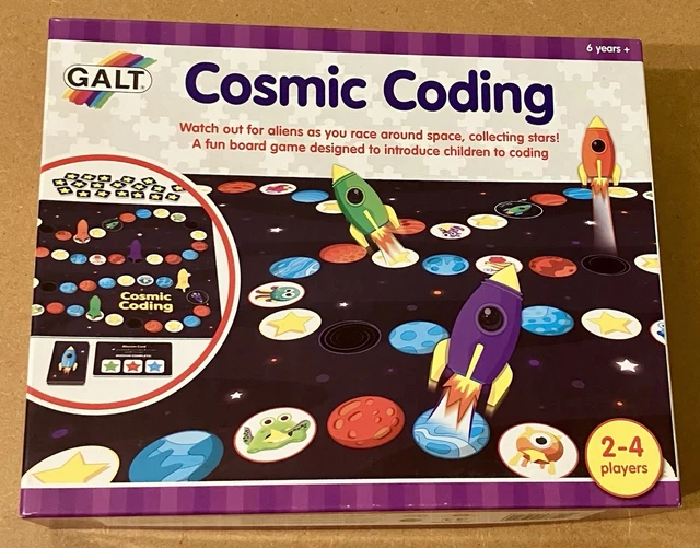 GALT COSMIC CODING Fun Board Game For Ages 6+. Complete And VGC. £6.05 - PicClick UK
