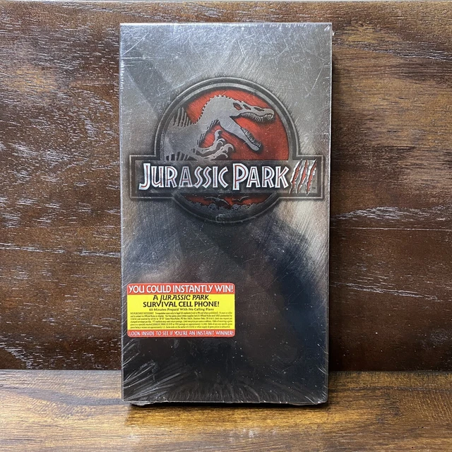 JURASSIC PARK III (3) VHS Tape Factory Sealed New 2001 £40.62 - PicClick UK
