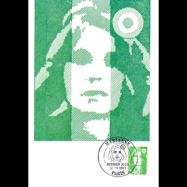 CM V2 - Marianne du bicentenaire 2,40 Fr - 12/7/1993 Paris EUR 1,50 ...