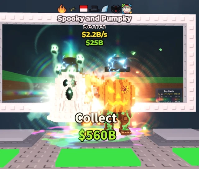 STEAL A BRAINROT | Normal Spooky and Pumpky (2.5B) $895.12 - PicClick AU