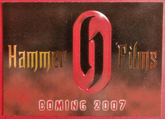 HAMMER HORROR - Gold Foil Promo "Coming 2007" - Strictly Ink 2006 £7.99 ...