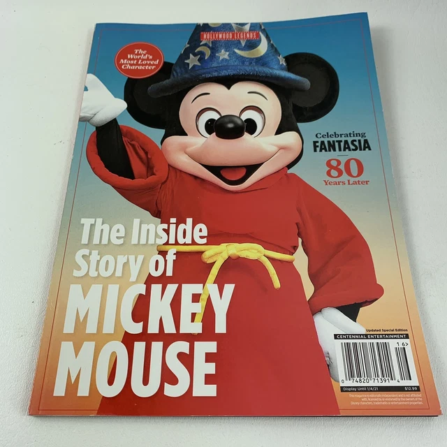 HOLLYWOOD LEGENDS INSIDE Story of Mickey Mouse Magazine 2020 Disney ...