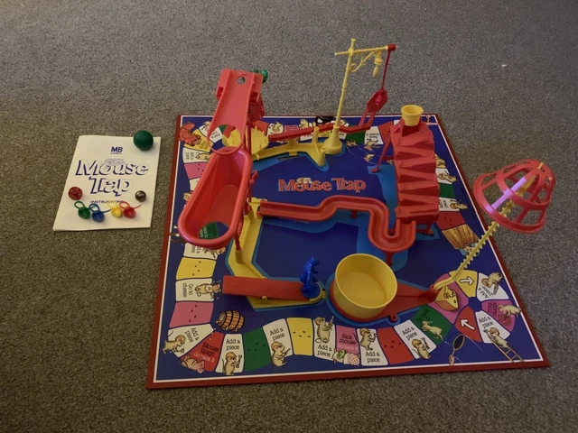 VINTAGE 1980S MOUSE Trap Board Game by MB Games – Complete Classic ...