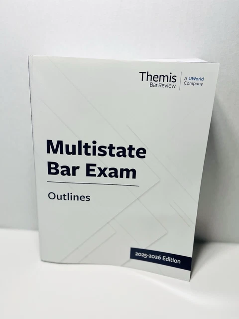 THEMIS BAR REVIEW Multistate Essay Exam Outlines 2025-2026 £7.51 ...