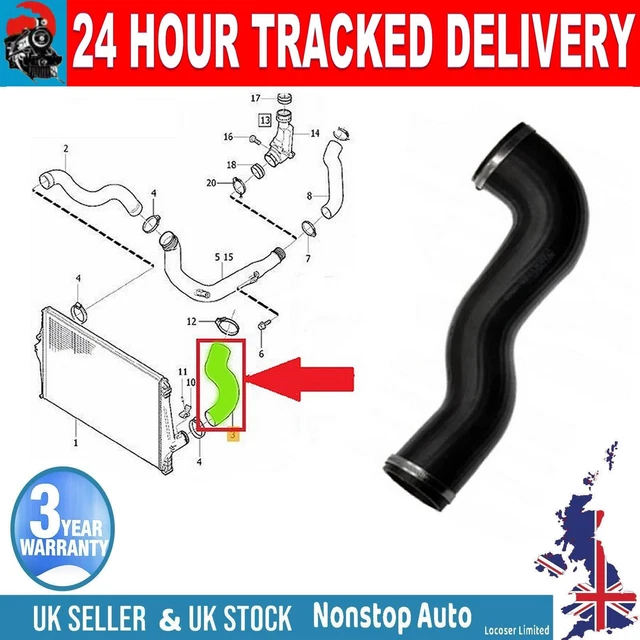 TUYAU D'INTERCOOLER TURBO Pour Volvo S60 I V70 II XC70 I XC90 30778627 ...