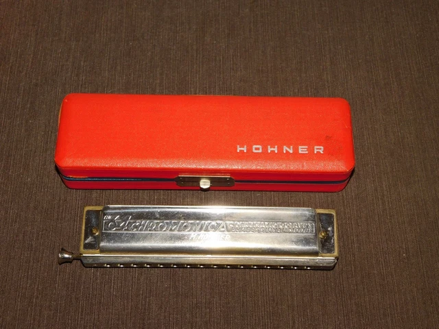 VINTAGE HOHNER HARMONICA Chromonica 64 C Professional Model 4 Octaves ...