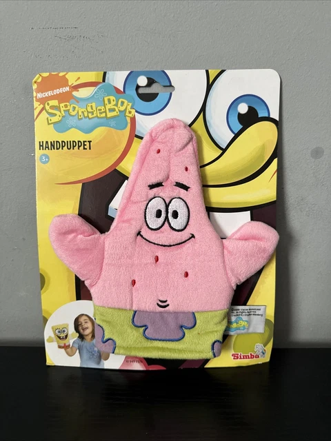 RETRO SIMBA SPONGEBOB Squarepants Hand Puppet Plush Patrick 2009 BNIB £ ...