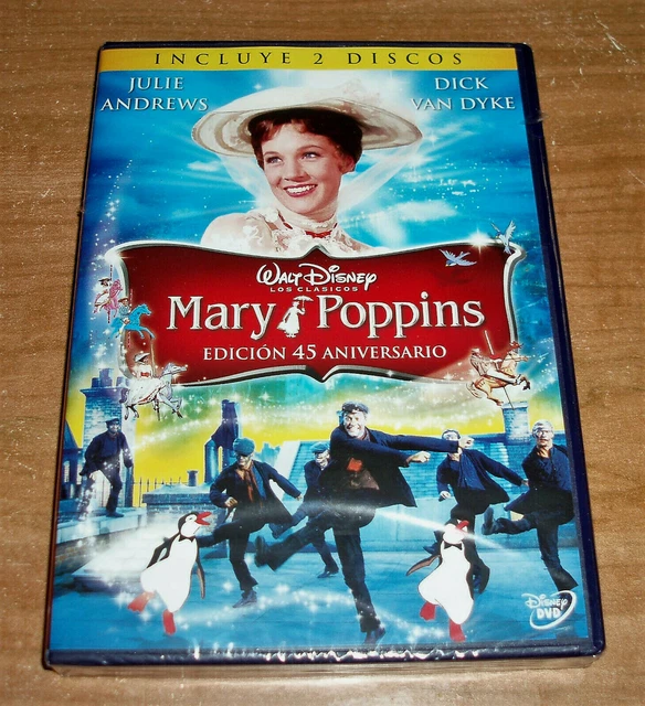 MARY POPPINS DISNEY 2 DVD New 45th Anniversary Musical Edition ...