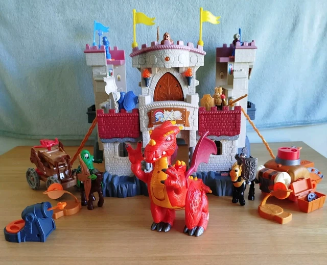 FISHER PRICE IMAGINEXT Interactive Medieval Castle Play Set Dragon And ...