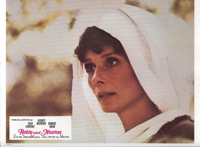 AUDREY HEPBURN UND Sean Connery ROBIN UND MARIAN: 1 Aushangfoto ... AUDREY HEPBURN UND Sean Connery ROBIN UND MARIAN: 1 Aushangfoto ...