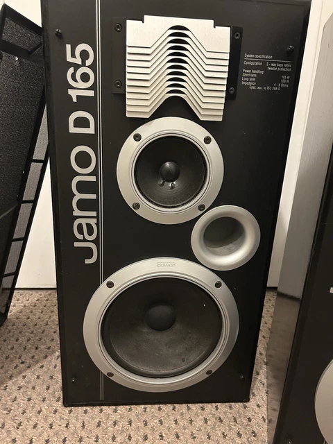 PAIR OF JAMO D165 Speakers With Covers £100.00 - PicClick UK
