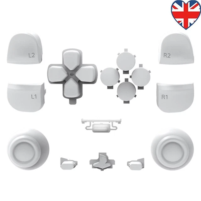 FOR DUALSENSE REPLACEMENT Button Full Set for PS5 Controller Parts ...