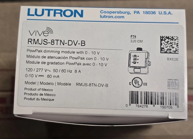 LUTRON VIVE RMJS-16R-DV-B Softswitch Relay Module 16A 120/277v $130.70 - PicClick CA