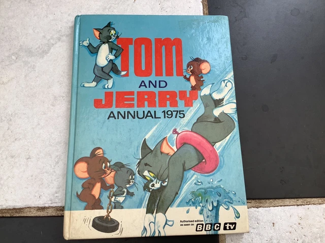 TOM AND JERRY Annual 1975 Cartoon Comic Strip Story Book £4.99 ...