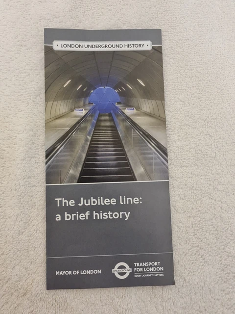 LONDON UNDERGROUND A Brief History of the Jubilee line booklet £0.99 - PicClick UK