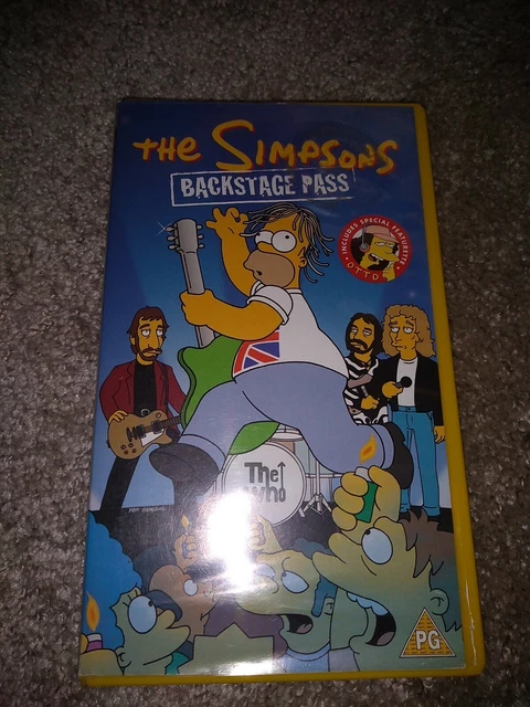 THE SIMPSONS - Backstage Pass (VHS, 2002 Animated) 4 episodes PG £1.99 ...