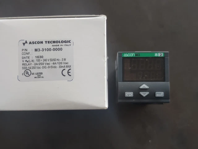 ASCON M3-3100-000 TEMPERATURREGLER Neu EUR 90,00 - PicClick DE