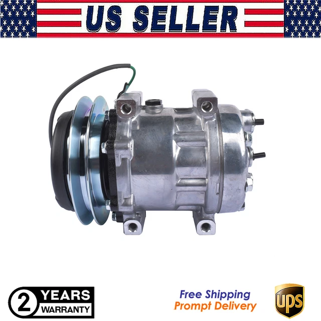 SD7H13 TYPE A/C Compressor Fits Link-Belt Case Kobelco KHR3241 KHR3197 ...
