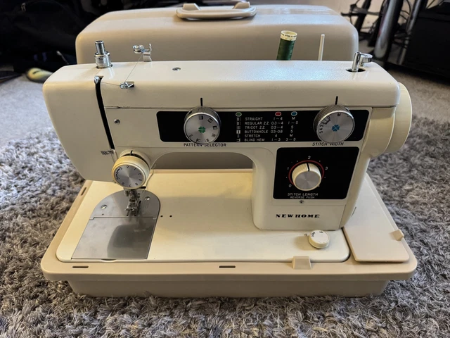 JANOME NEW HOME 632C Heavy Duty Semi Industrial Metal Sewing Machine £99.99 - PicClick UK