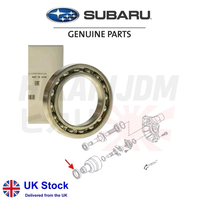 GENUINE SUBARU CENTER Differential Bearing Wrx,Legacy,Forester 5 Speed ...