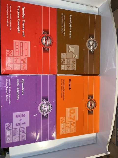 MATH SKILLS INTERVENTION Kit DECIMALS, Numbers Theory And FracTion ...