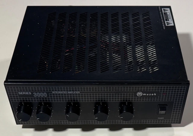 MUZAK SERIES 3000 Integrated Amplifier 30W RMS Paso T3130BGM MU3130BGM ...
