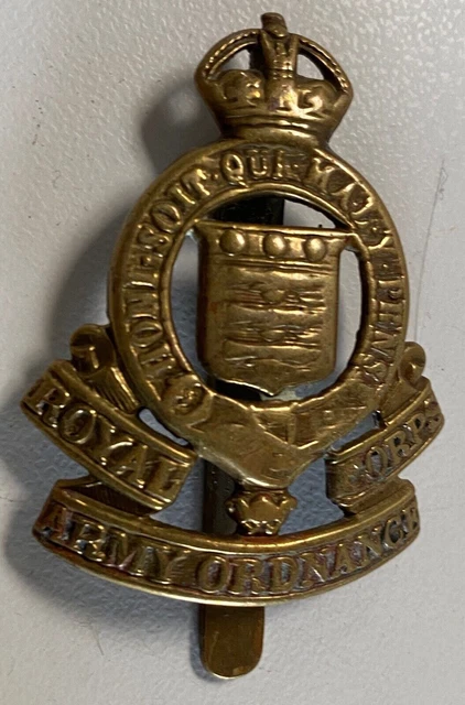 WW1/WW2 ARMÉE BRITANNIQUE - Royal Ordnance Corps De Badge Avec Arrière ...