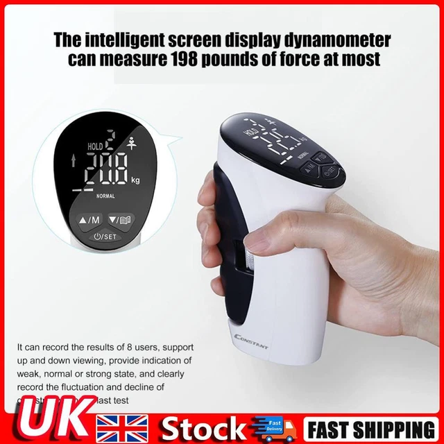 SMART HAND DYNAMOMETER Accurate Digital Grip Strength Meter for Muscle ...