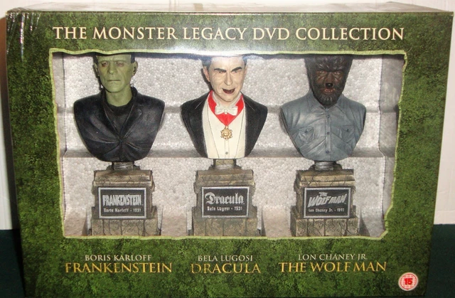 UNIVERSAL STUDIOS THE Monster Legacy Dvd Collection Box Set Dracula Frankenstein EUR 98,36 ...