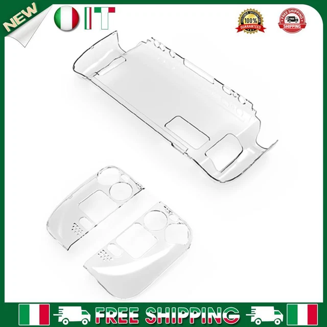 ~ TRANSPARENT PC Hard Case for Steam Deck Split Crystal Game Console ...