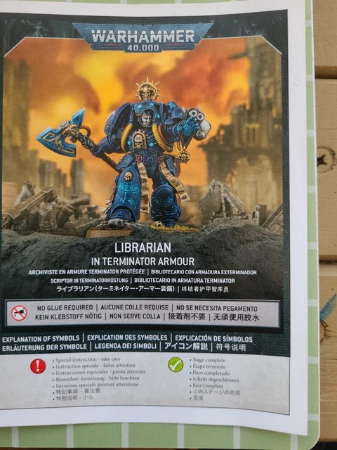 WARHAMMER 40K, PRIMARIS TERMINATOR LIBRARIAN LEVIATHAN £20.00 - PicClick UK