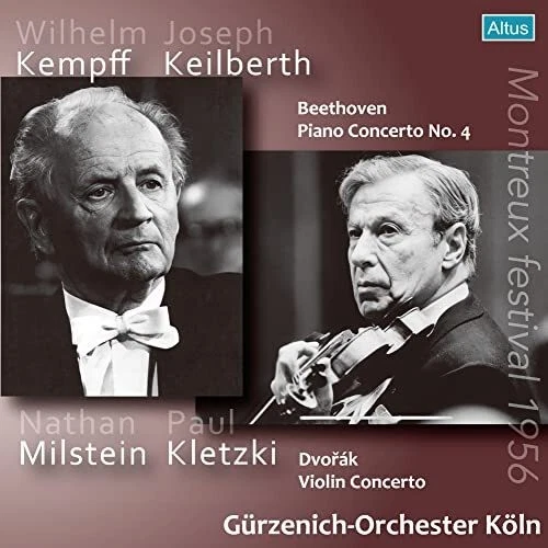 MONTREUX FESTIVAL 1956 Wilhelm Kempff Nathan Milstein CD Altus JAPAN £ ...
