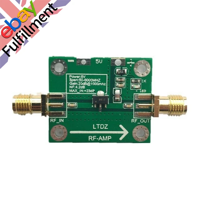 NEW RF POWER Amplifier Board 50M-6000Mhz Transmitter Circuit Module ...