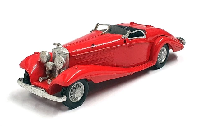 WESTERN MODELS 1/43 Scale WMS1 - 1938 Mercedes Benz Type 540K - Red ...