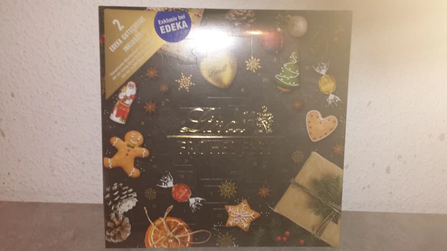EDEKA MARKTKAUF LINDT Adventskalender Kalender 2022 inkl.2 Gutscheinen ...