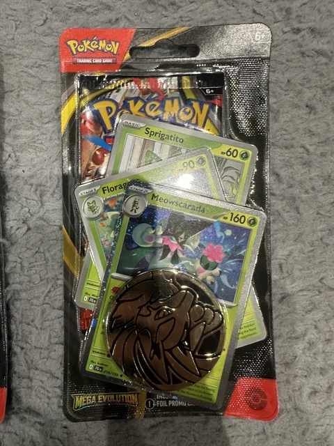 X2 POKÉMON TCG Mega Evolution Single Blister Pack With Holo Promo ...