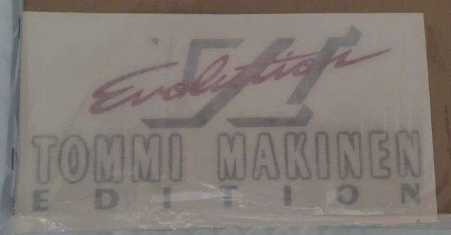 GENUINE MITSUBISHI EVO VI Tommi Makinen Edition Rear Decal sticker JDM ...