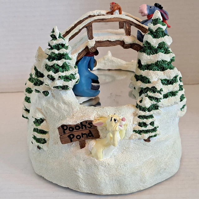 DISNEY STORE POOH'S Winter Wonderland Musical Skating Rink £31.42 ...