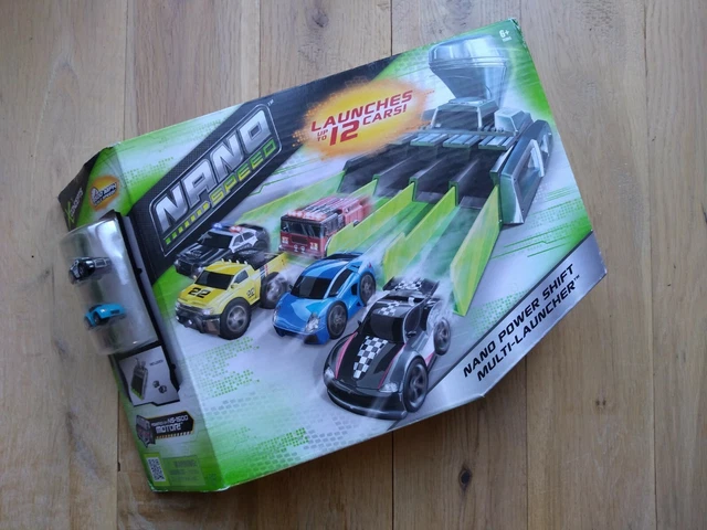 NANO SPEED SPIN Master 2 Cars Giocattoli Power Shift Multi Launcher ...