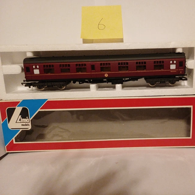 LIMA OO GAUGE MK 1 BR Marroon 1st Class Corridor Coach £8.66 - PicClick UK