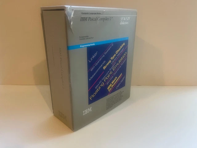 RARE-VINTAGE IBM PASCAL Compiler/2 With 3.5 & 5.25 Disk - Free Shipping £298.41 - PicClick UK