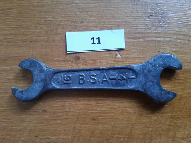 VINTAGE BSA / B.S.A. No 3 Open Ended Spanner 3/16" x 1/4" Whitworth ...