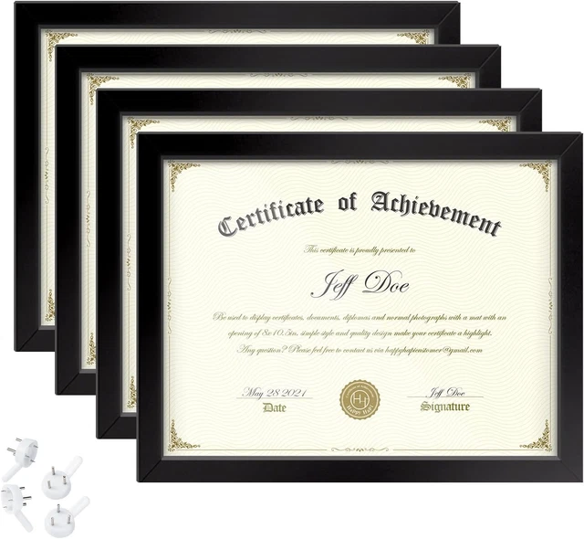 CERTIFICATE FRAME 8.5X11, Degree Frame for Diplomas, Degree ...