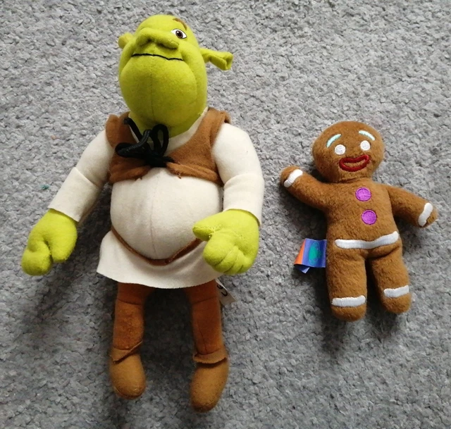 SHREK AND GINGERBREAD man plush small £9.99 - PicClick UK