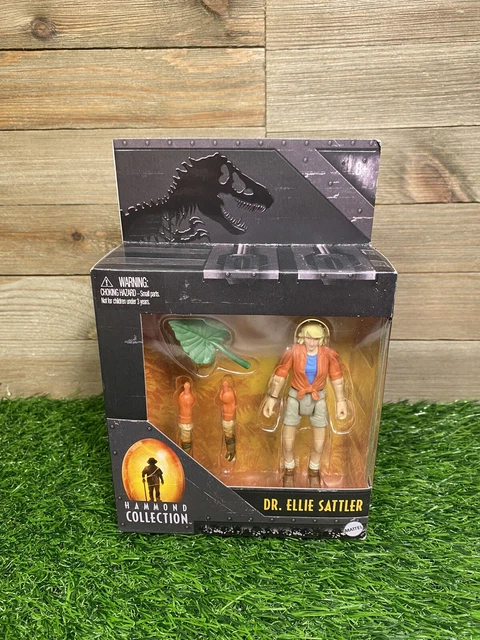 MATTEL JURASSIC WORLD Park Hammond Collection Dr. Ellie Sattler Figure ...