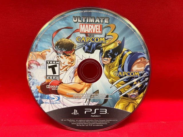 ULTIMATE MARVEL VS. Capcom 3 (Sony PlayStation 3, 2011) DISC ONLY (SS2117547) EUR 7,69 - PicClick FR