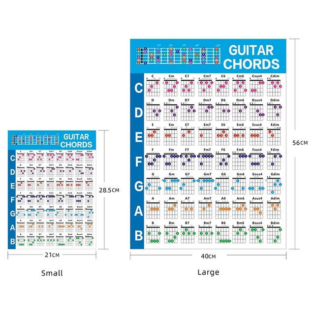 Akustik Gitarre Bung Akkorde Ton Leitertabelle Diagramm Gitarren