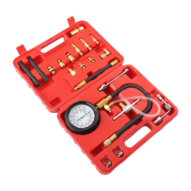 ENGINE FUEL INJECTOR Injection Pump Pressure Tester Kit 0-140Psi New £ ...
